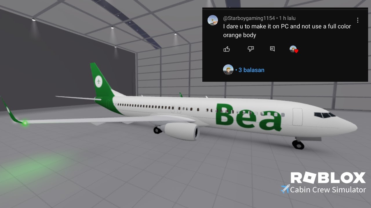 I made a cabin crew simulator livery using ibis paint x again.... - YouTube