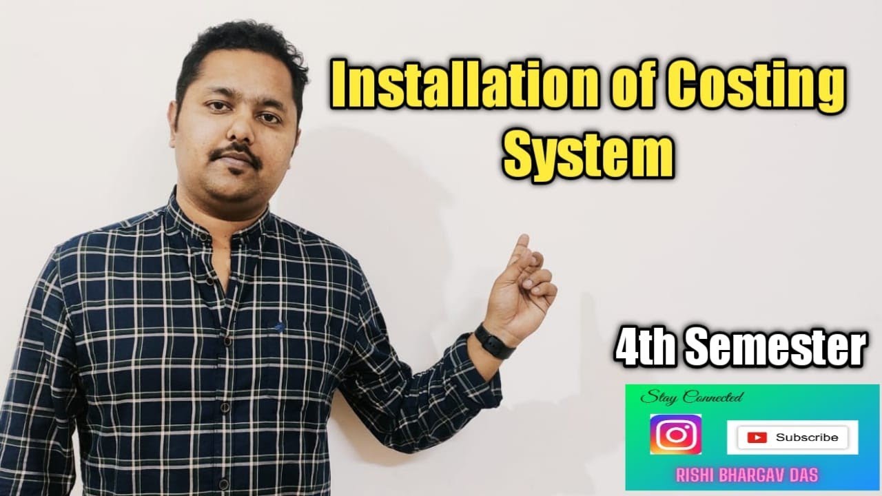 Installation of Costing System| Cost Accounting|#cbcs#bcom# ...