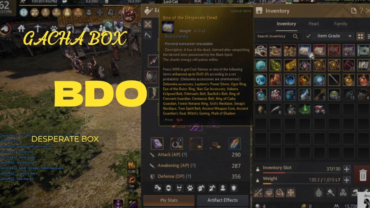 BDO GACHA BOX - YouTube