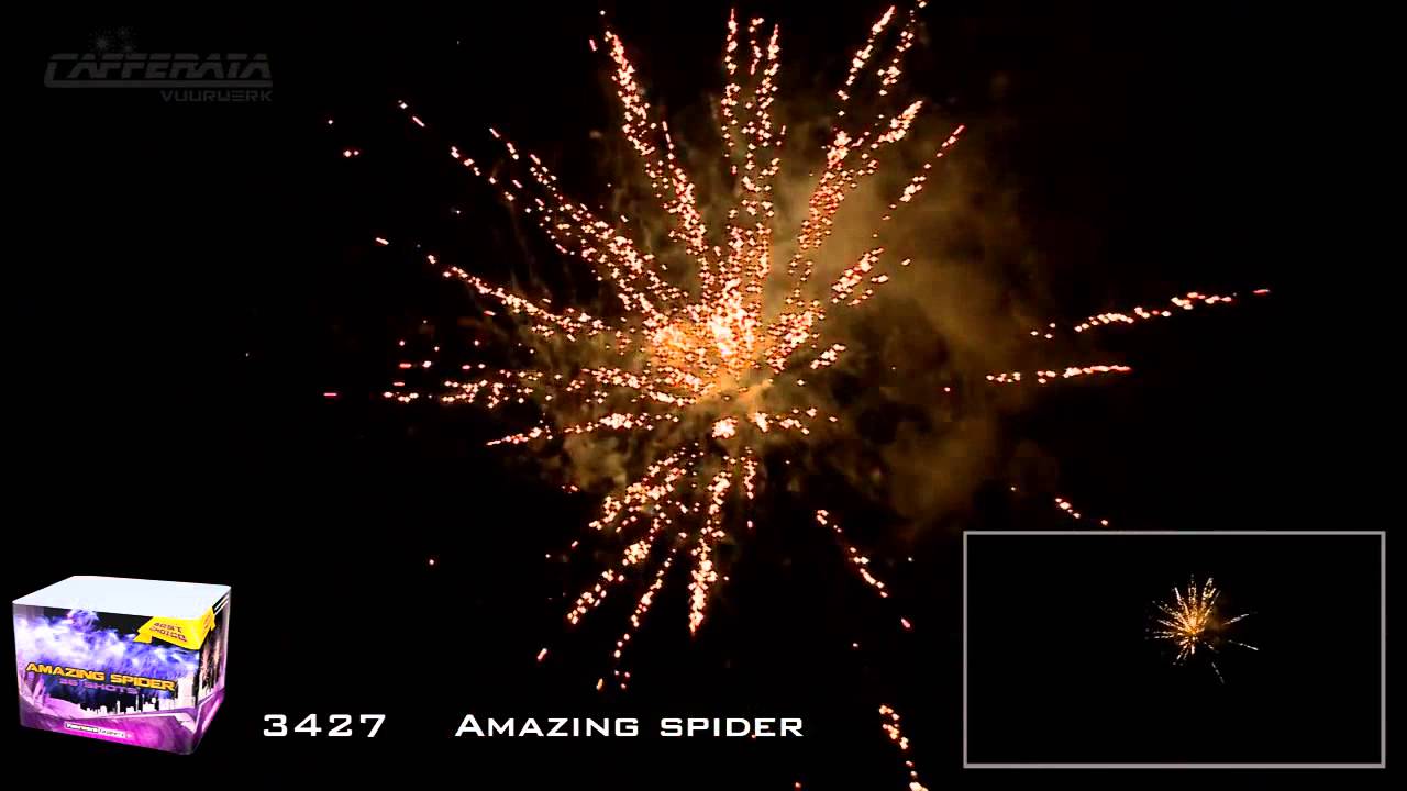 Amazing Spider Vuurwerk - YouTube