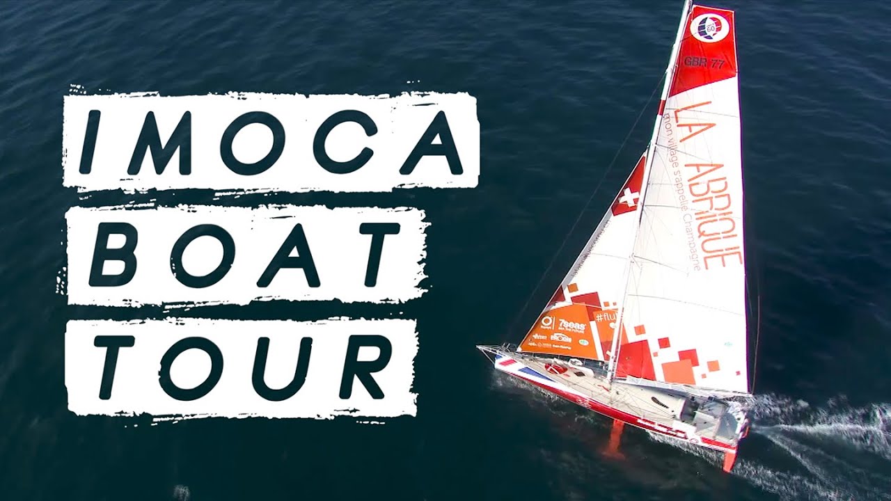 VENDEE GLOBE IMOCA BOAT TOUR! Check out Pip Hare's 60ft Racing Yacht up ...
