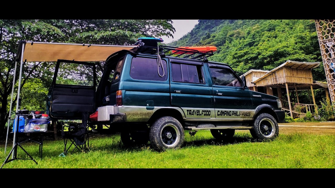 Tamaraw FX basic Camping Setup - YouTube