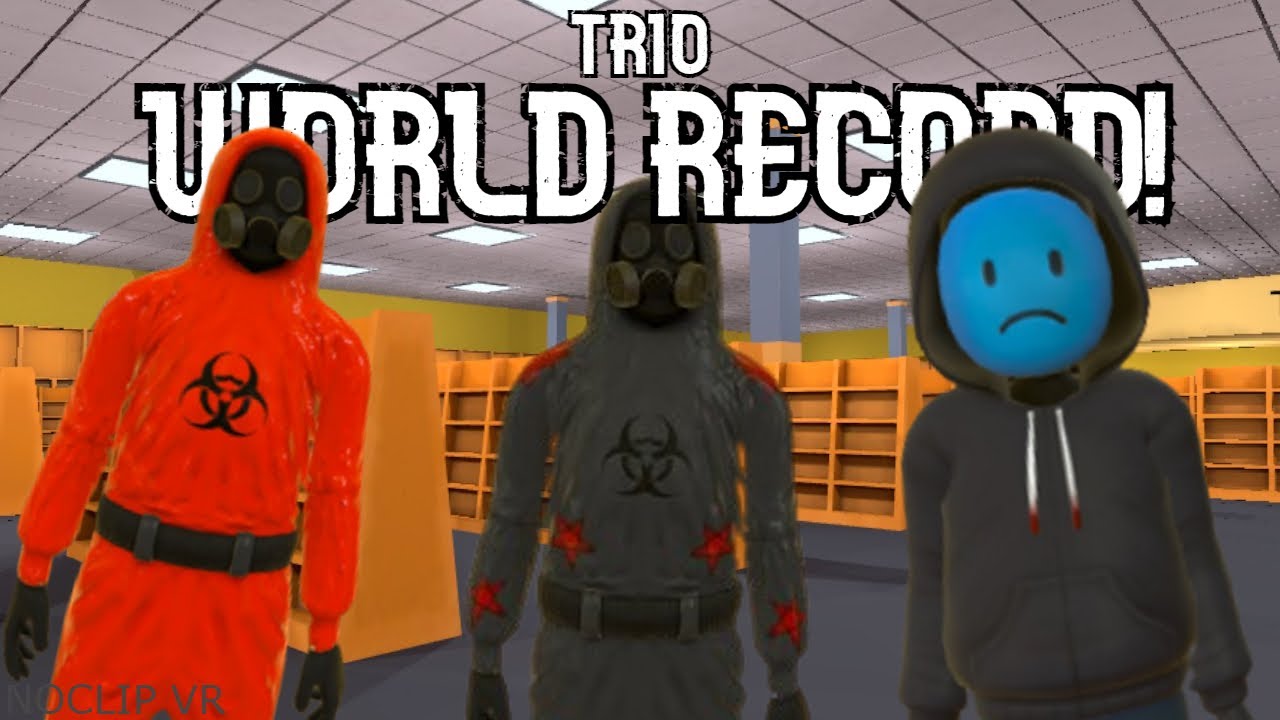 Noclip VR TRIO SPEEDRUN WORLD RECORD!!! All 3 POVs; Fastest Noclip VR ...