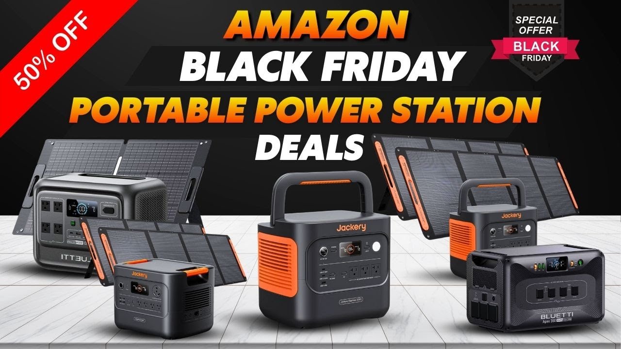 Black Friday 2025 Portable Power Station Deals: TOP 5 You Can't Miss ...