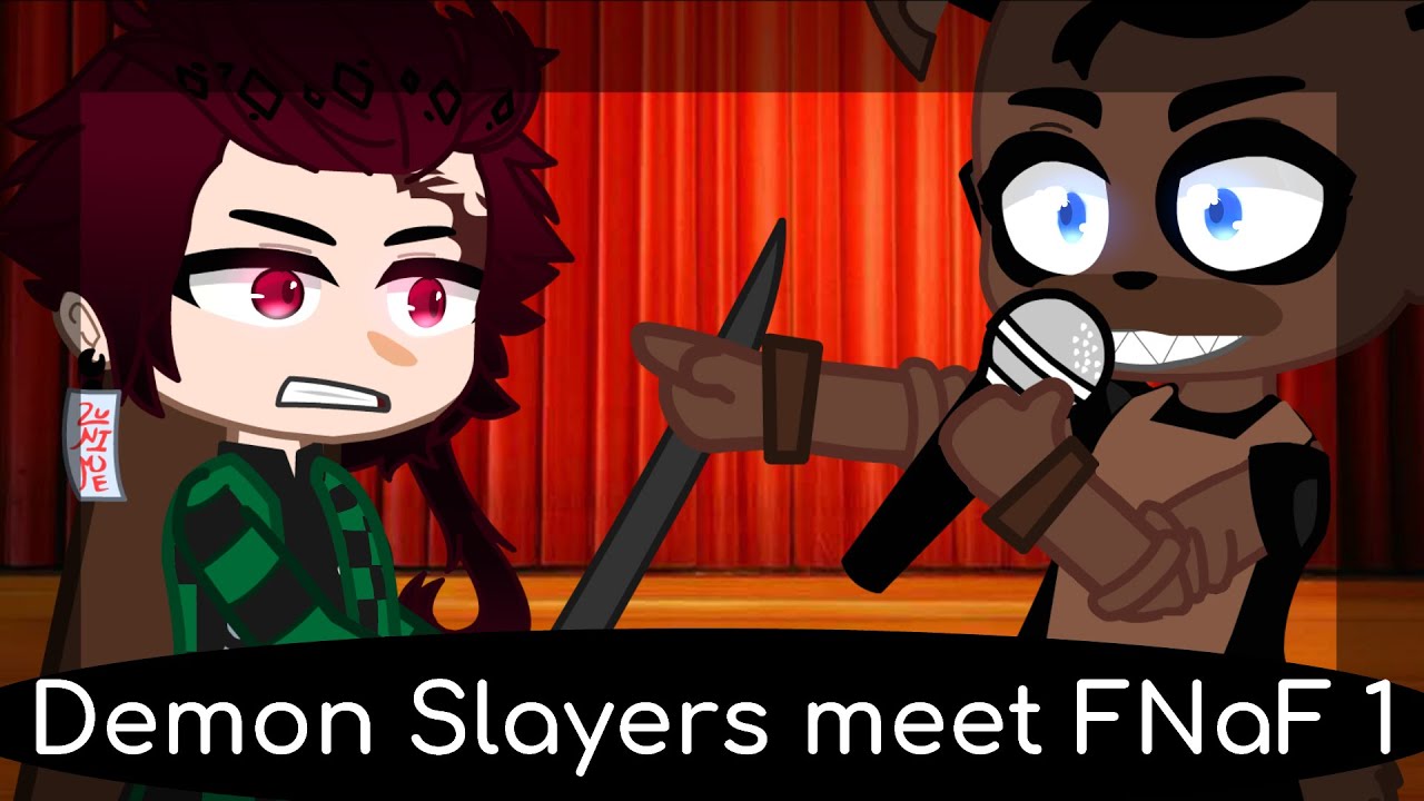 Demon Slayer meets FNaF 1 | Demon Slayer x FNaF - YouTube