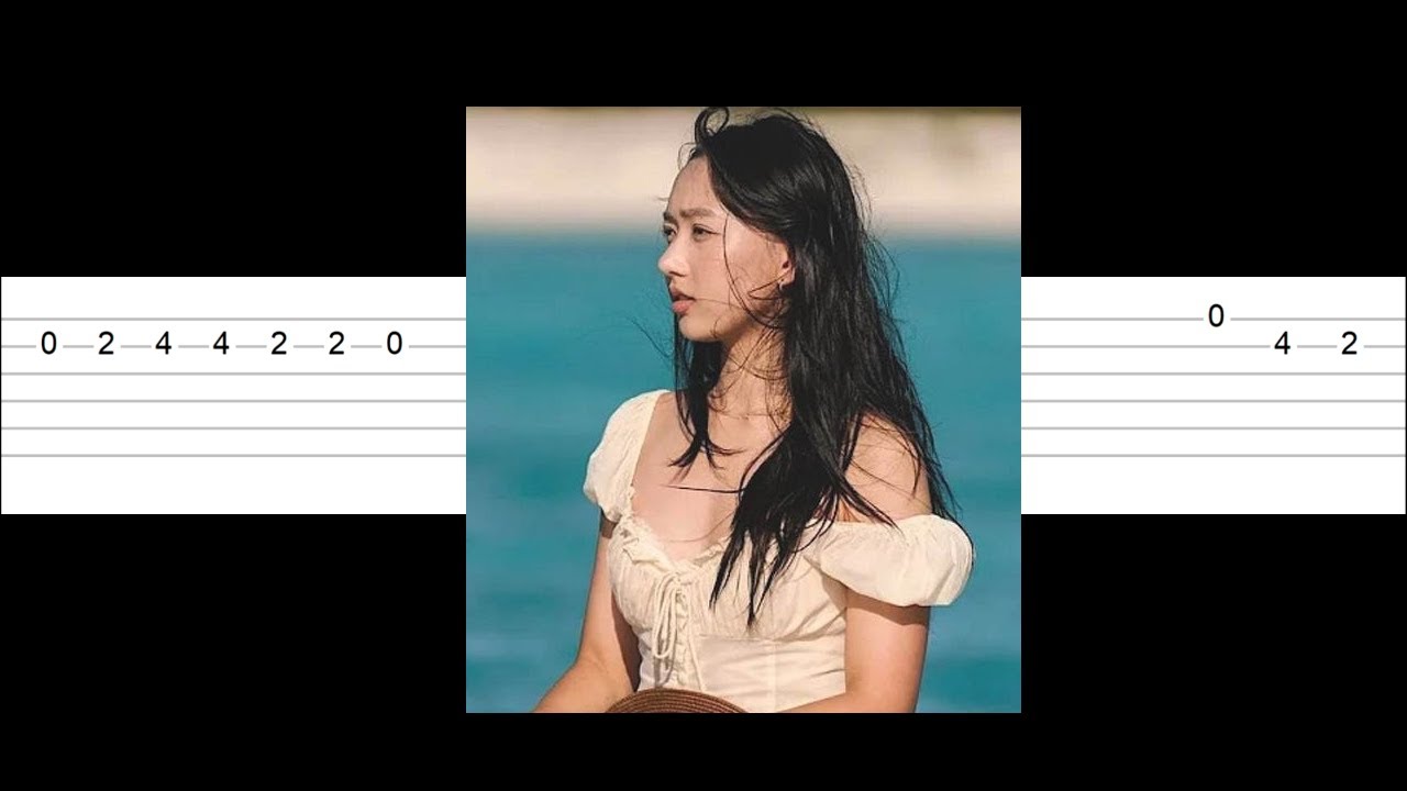 hannah bahng - perfect blues (Easy Guitar Tabs Tutorial) - YouTube