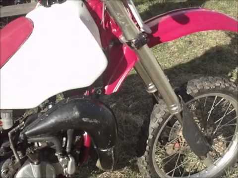 2000 honda cr80 - YouTube