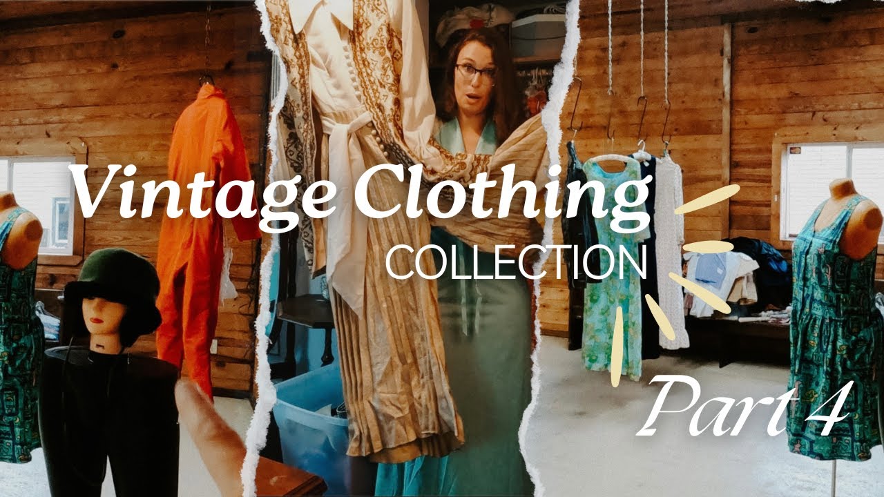 Cleaning out a Vintage Clothing Collection from a Hoarded Barn - YouTube