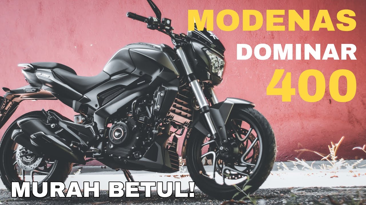 REVIEW JUJUR | MODENAS DOMINAR 400 | MOTOR CC BESAR TAPI MURAH!! - YouTube