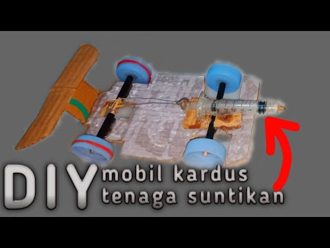 DIY kreatif membuat mobil dari kardus bekas tenaga suntikan ide kreasi ...