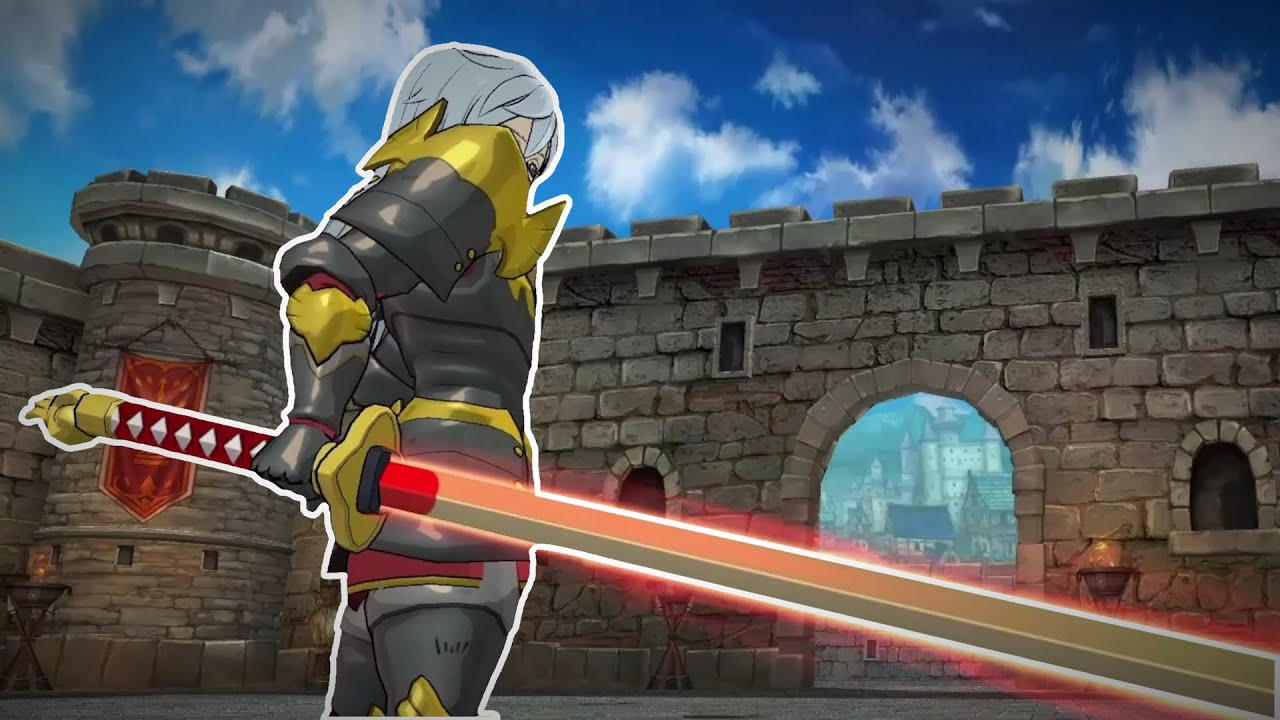 Holy Knight Simon Skills - Golden Holy Knight Outfit 4K - YouTube