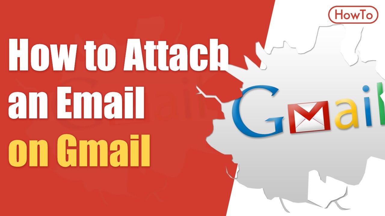 How to Attach an Email in Gmail - YouTube