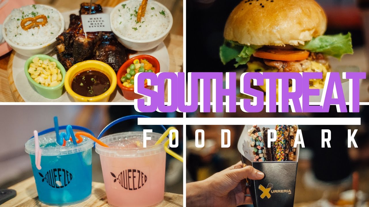 Newest Food Park in Tagaytay! | South StrEAT Food Park - YouTube