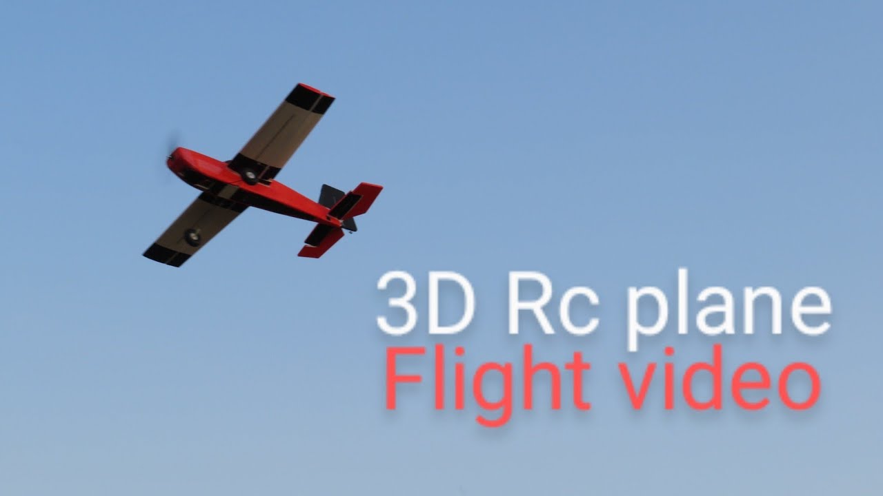 3D Rc plane ( 2nd flight ) - YouTube