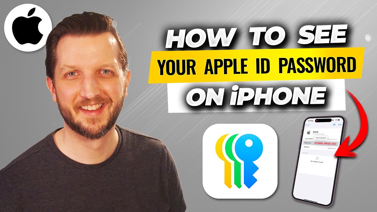How To See Your Apple ID Password On iPhone - YouTube