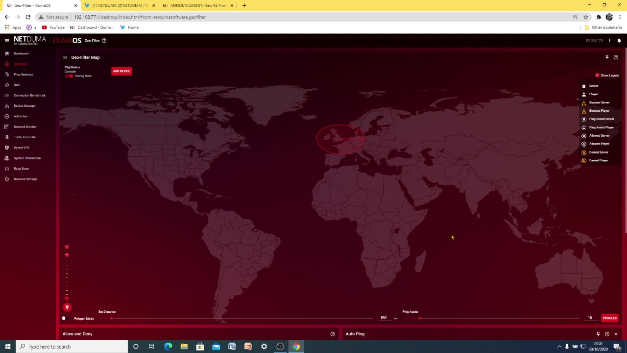 New Netduma R2 update 3.0.179 - YouTube