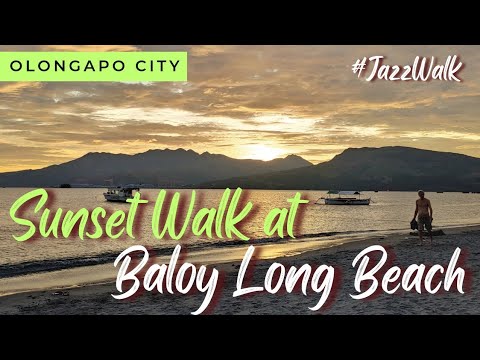 Sunset Walk at Subic's Baloy Long Beach | #Olongapo City - YouTube