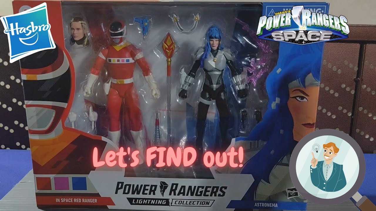 Unveiling Power Rangers In Space Red Ranger & Astronema: Lightning ...