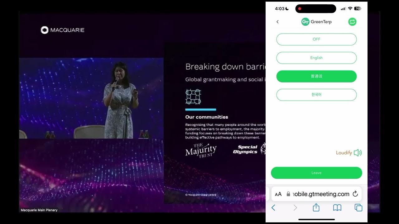 Onsite global events with pure remote simultaneous interpretation via Green Terp Digital ...