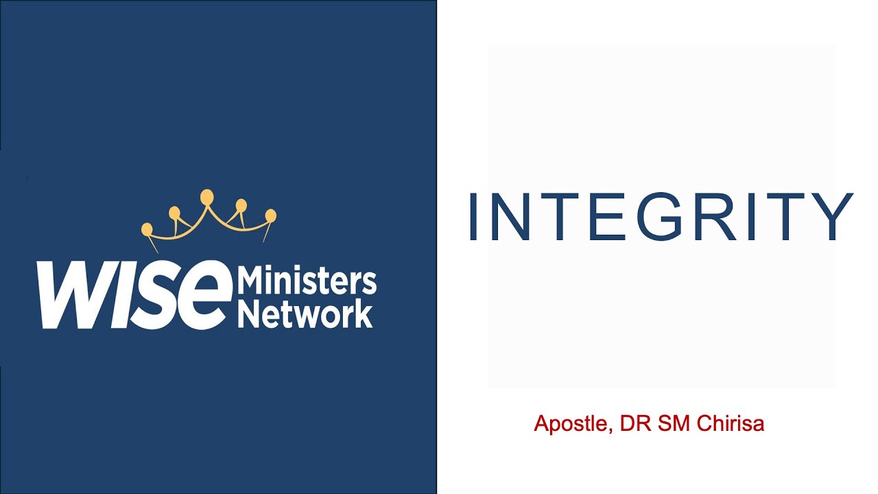 WISE MINISTERS NETWORK - INTEGRITY - YouTube