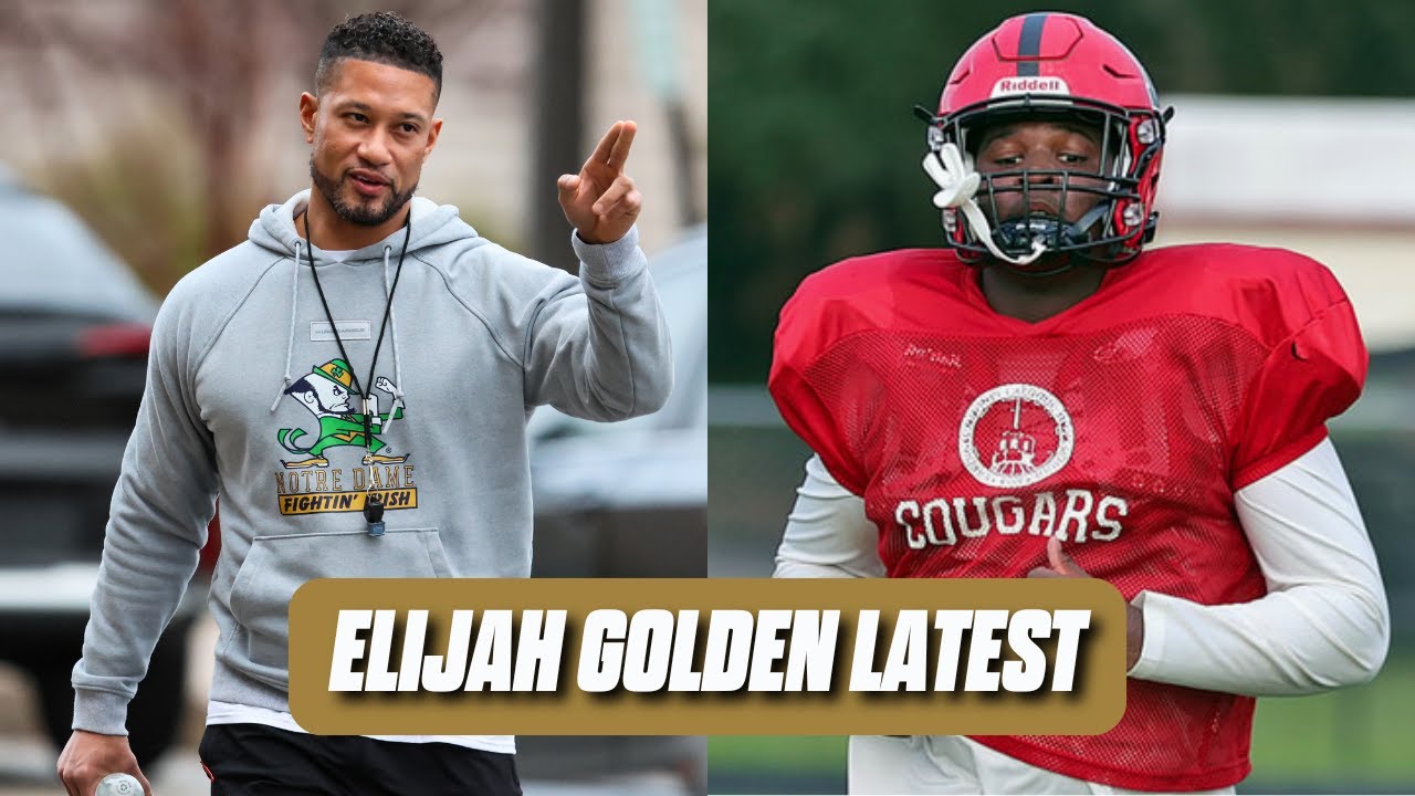 Notre Dame TRENDING with four-star DL Elijah Golden? Latest intel from ...