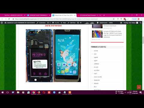 Maxtel Max-20 Flash File | MT6580 Hang Logo Fix | All Version Fix Firmware Download