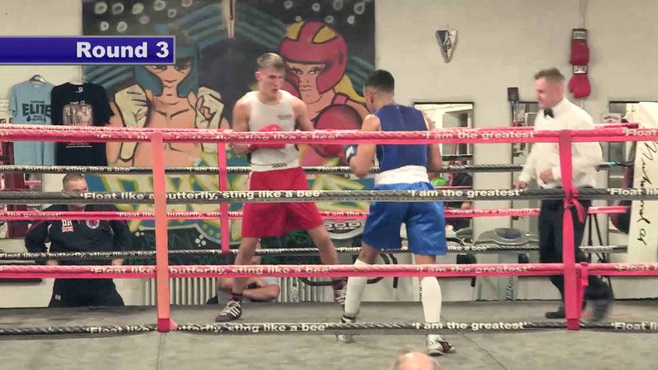 Thomas Rafferty v Ben Uzokwe novice under 20;s semi-final 2016 - YouTube