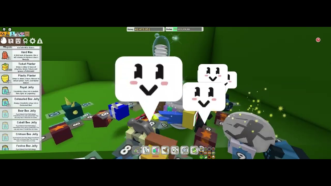 Bee Swarm Simulator Donating 5 magic beans to the wind shrine - YouTube