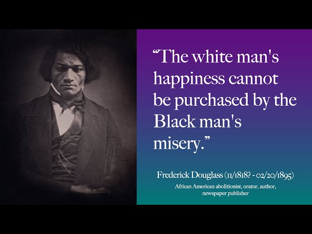 Frederick Douglass Citaten