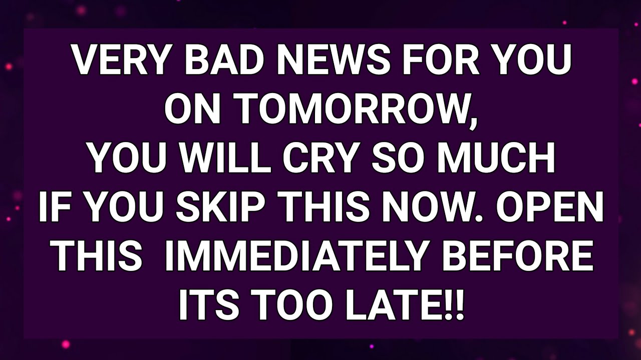 God Says | Do Not Be Scared | God Message Today | Gods Message Now ...