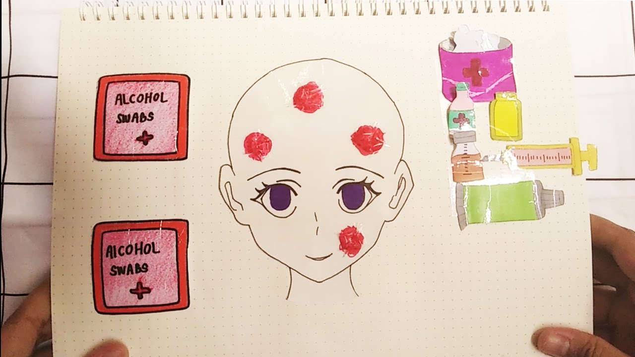 [PAPER DIY] POP THE PIMPLES | Care Tips Tutorial ASMR ⭐️여드름 짜기 종이놀이 ...