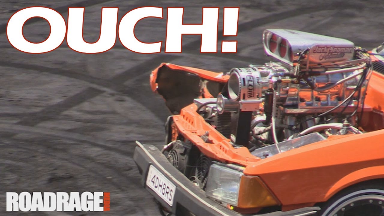 BIG Wall Hit at Summernats!!! - YouTube