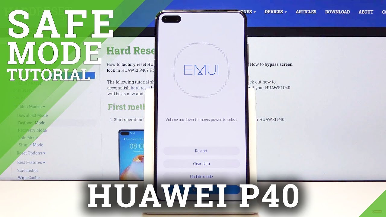Safe Mode HUAWEI P40 - Exit Safe Mode Instructions - YouTube