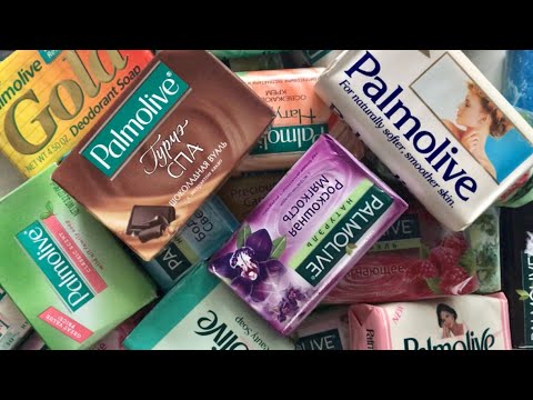 PALMOLIVE soap - it is so different! Unpacking + Cutting | Relax video # 227