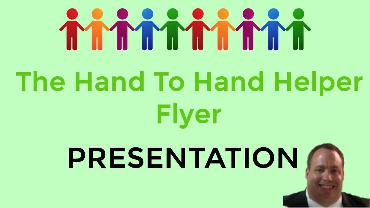 THE HAND TO HAND HELPER FLYER PROGRAM OVERVIEW...Get donations to help ...