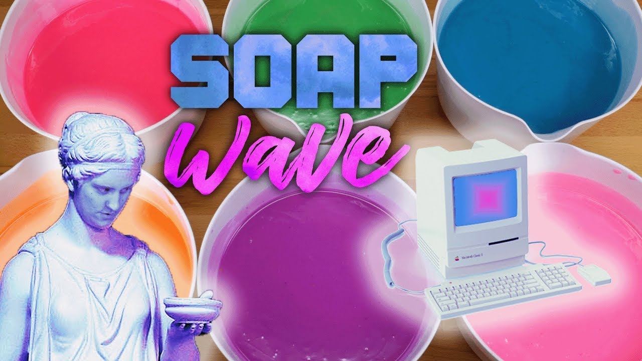 I Made a Neon Vaporwave Soap | Royalty Soaps - YouTube