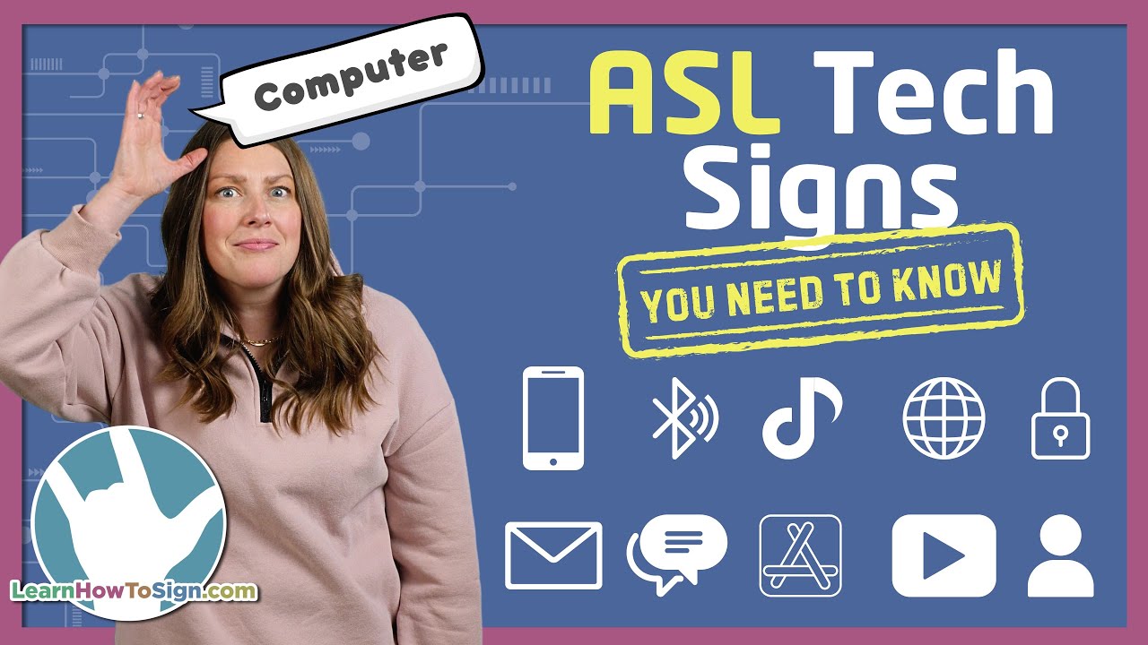 ASL Signs for Technology | Internet, Brands, Devices, Communication ...