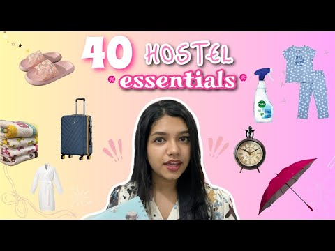 40 Hostel Essentials📚⏰ “Must-Have” |VIT