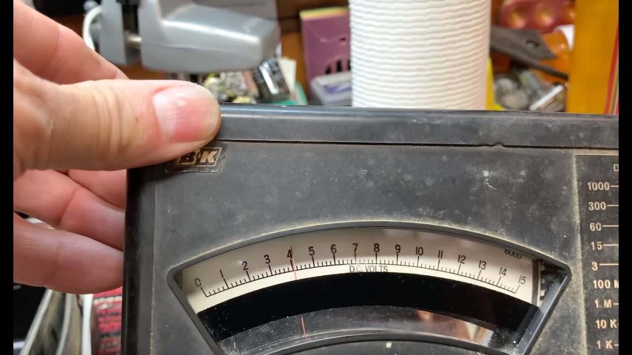 Vintage Tech B&K Vomatic 360 Meter - YouTube