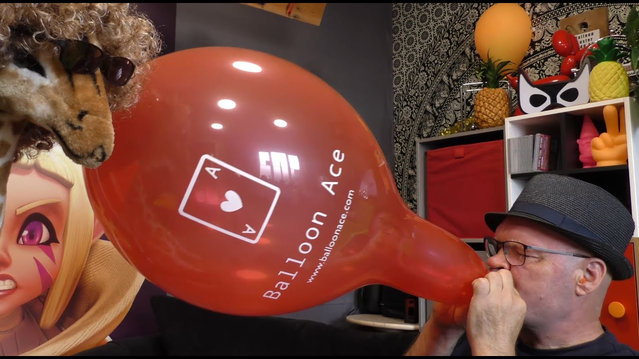 BTP Giant Red Balloon Bursting Fun Tangobaldy™ - YouTube