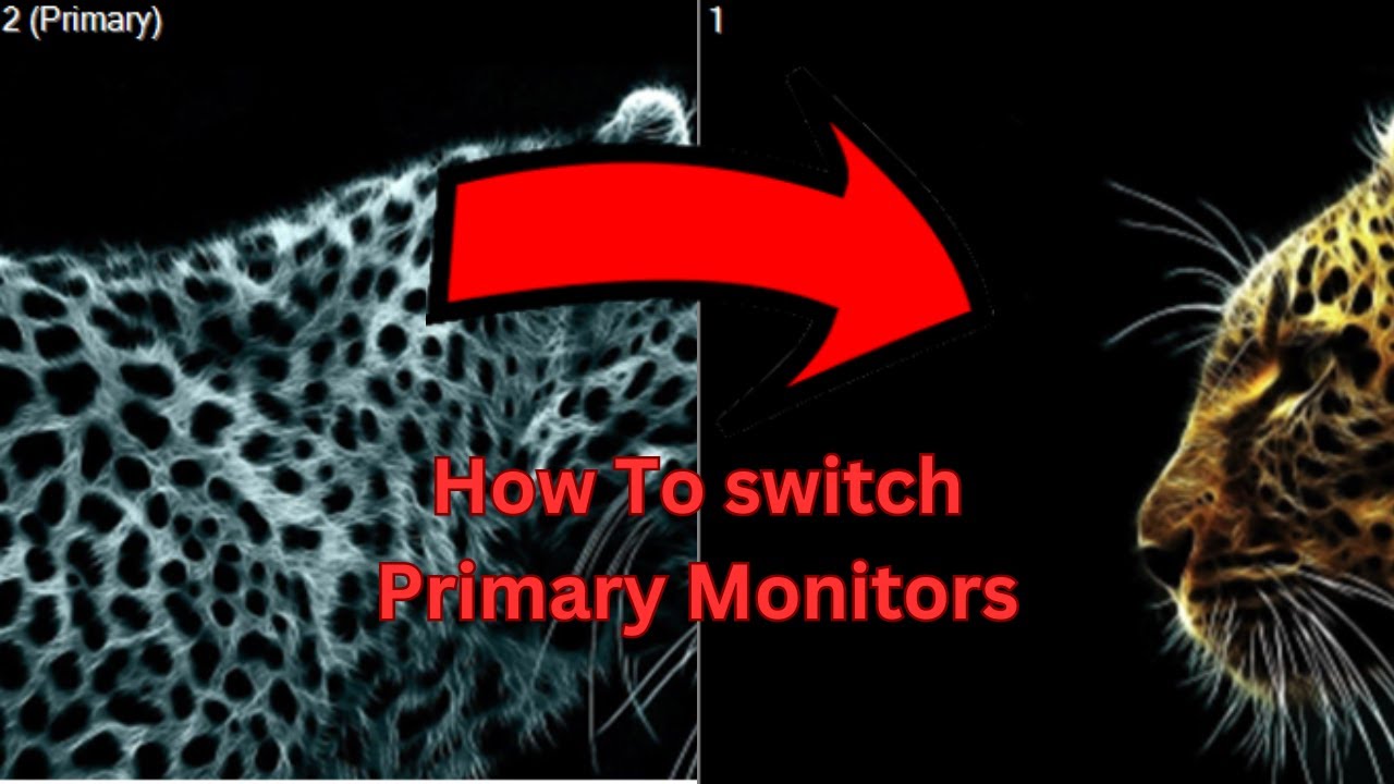 How to Switch you Primary Monitor in Windows 10 - YouTube