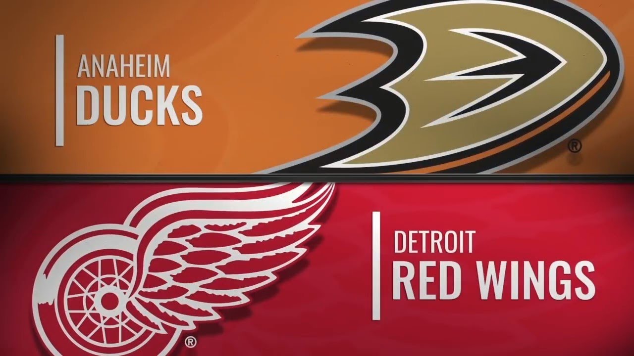 Ducks vs Red Wings Oct 8, 2019 - YouTube