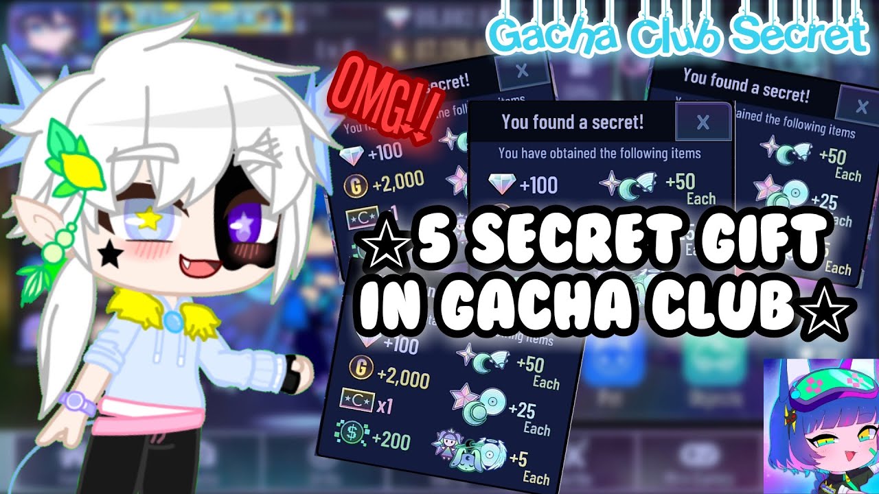 5 Secret Gift In Gacha Club ~ `|• Gacha Club Secret •|` {Part 2} - YouTube