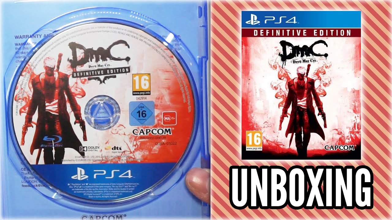 DmC Devil May Cry: Definitive Edition (PS4) - Unboxing - YouTube