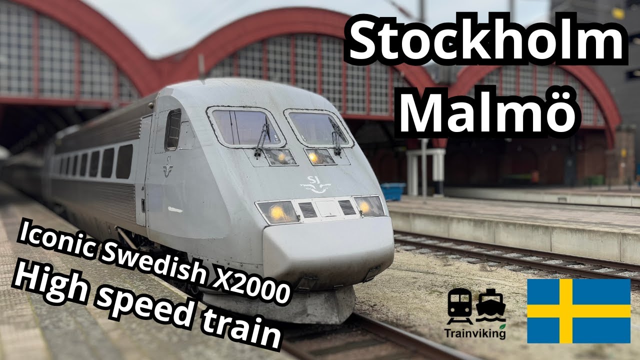 X2000 Train Trip Report: High-Speed Journey from Stockholm to Malmö in ...