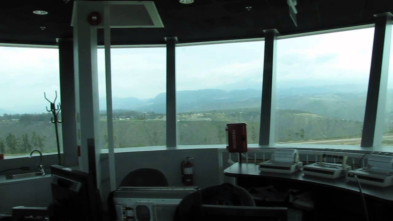 SEQM New Mariscal Sucre Airport Control Tower View - YouTube