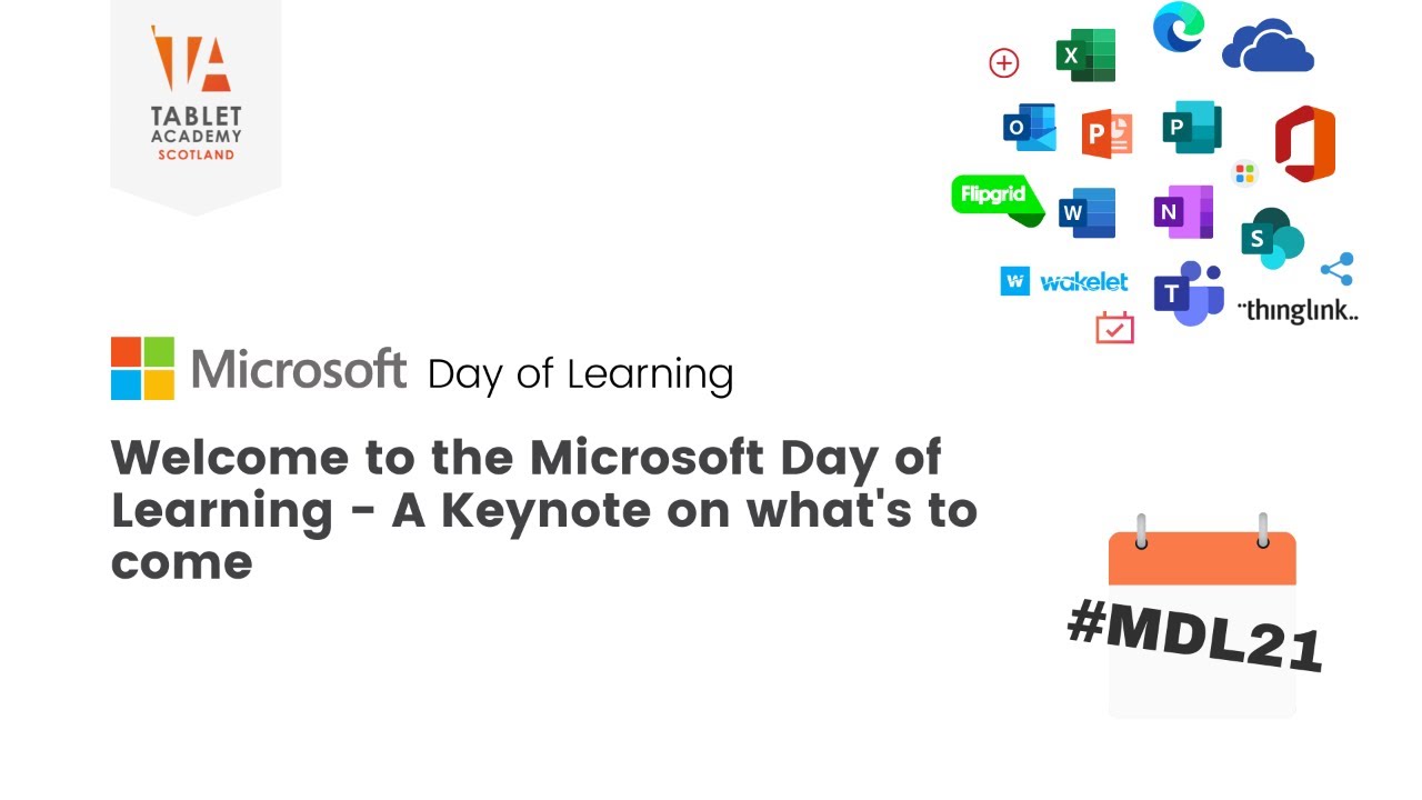 Welcome to the Microsoft Day of Learning - A Keynote on what's to come ...