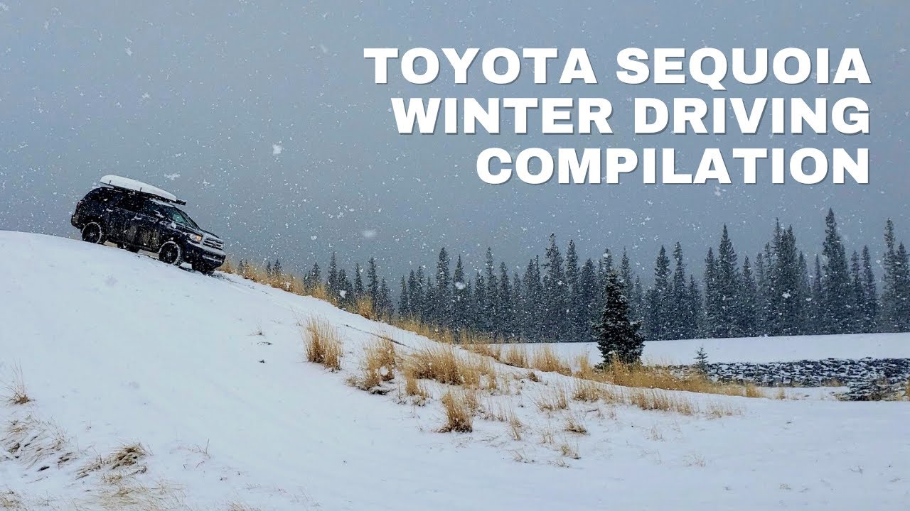 Off-road 2nd Gen Toyota Sequoia - Winter Driving Compilation - YouTube
