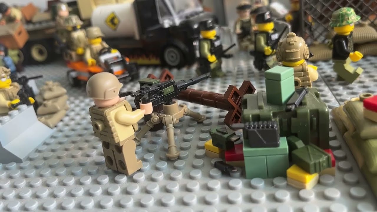 Lego Military Base MOC - YouTube
