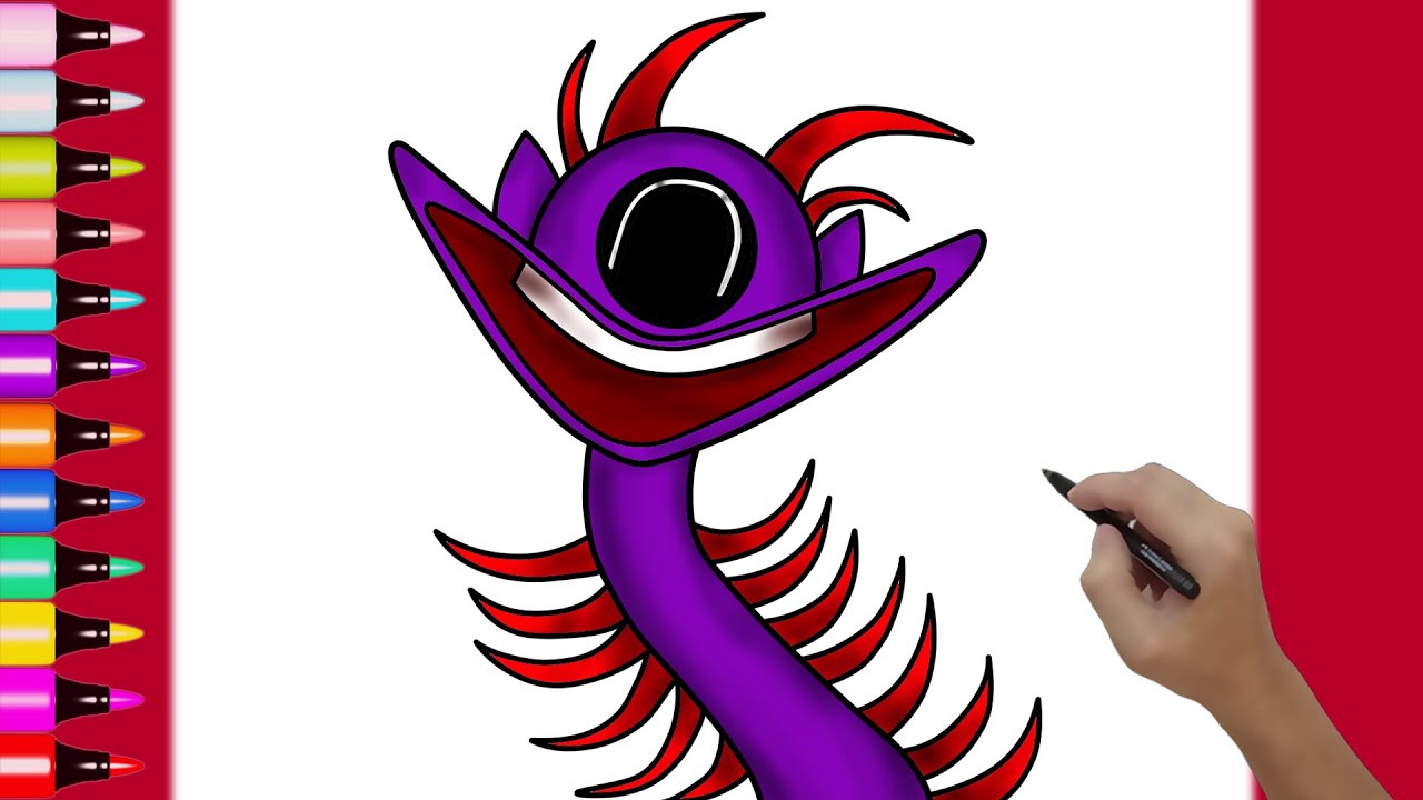 DRAWING DURPLE PURPLE SPRUNKI PHASE 10! HOW TO DRAW INCREDIBOX SPRUNKI ...